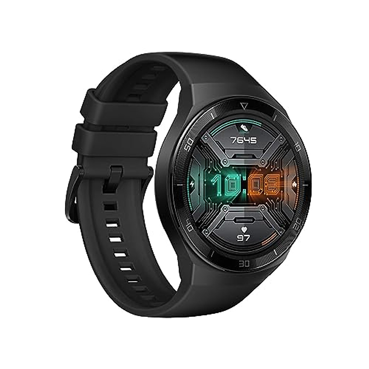 HUAWEI Watch GT 2e Bluetooth SmartWatch, Sport GPS 14 Days Working Fitness Tracker, Heart Rate Tracker, Blood Oxygen Monitor, Waterproof for Android and iOS, 46mm Graphite Black