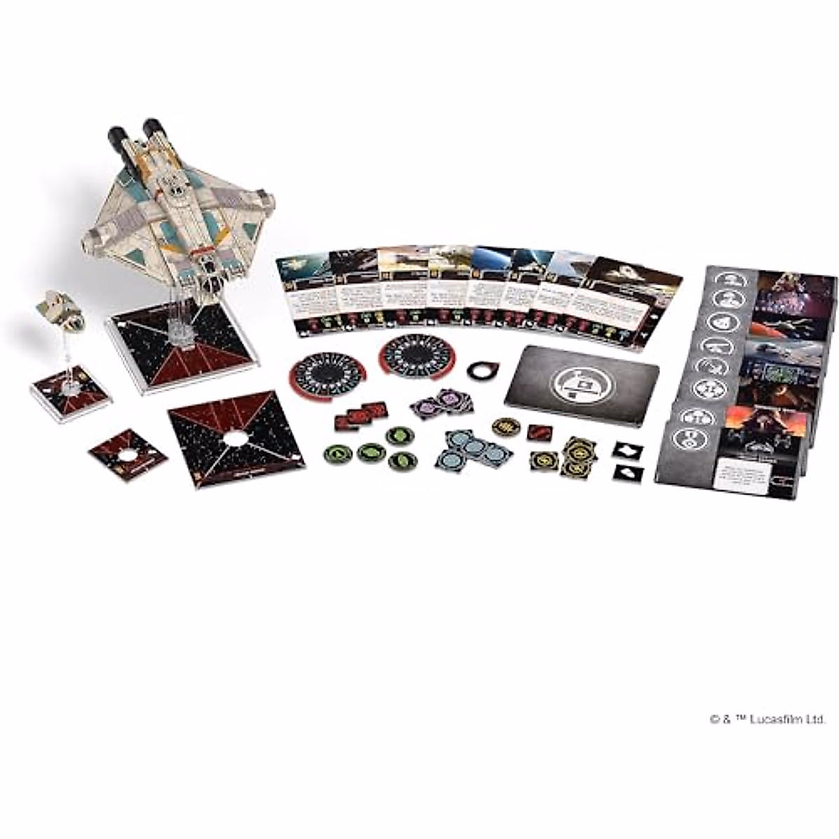 Star Wars X-Wing 2nd Edition Miniatures Game Ghost EXPANSION PACK - Strategy Game for Adults and Kids, Ages 14+, 2 Players, 45 Minute Playtime, Made by Atomic Mass Games