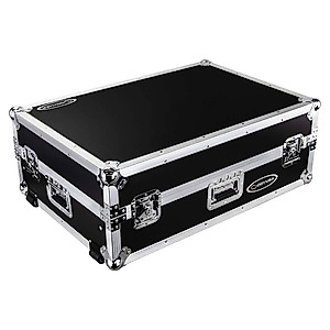 ODYSSEY FZGSPRIME4W2 Denon Prime 4 Flight Case with Patented Glide Laptop Platform & 2U Rack Spaces