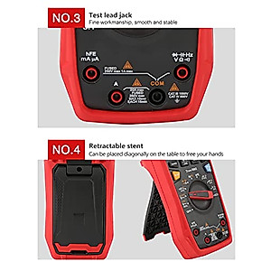 UNI-T Digital Multimeter UT61E+ 22000 Counting AC and DC Current Multimeter High-Frequency Response Measurement Can accurately Measure Changes in weak Signals