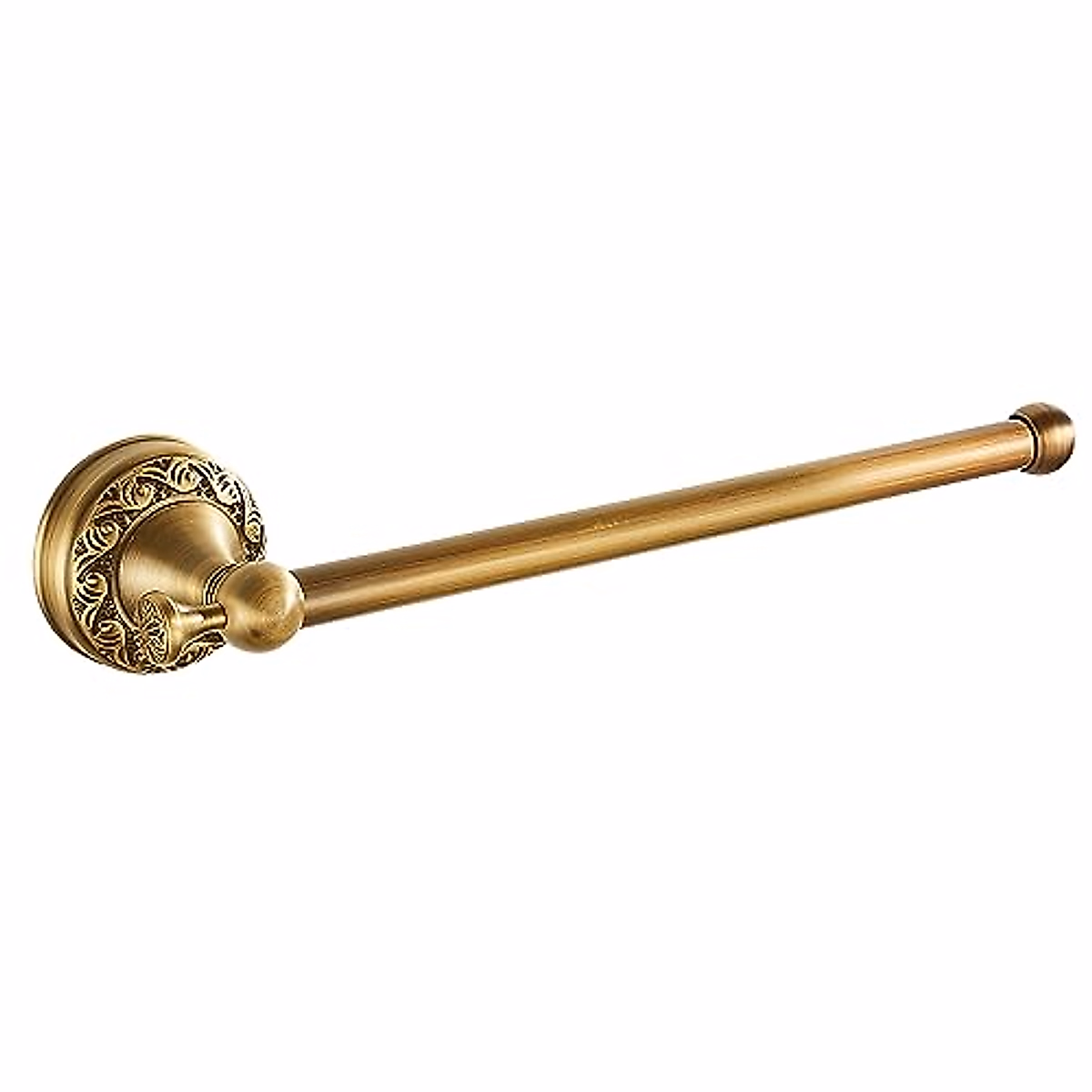 Hand Towel Bar for Bathroom Antique Bronze Brass, Rustproof Wall Mounted Towel Rack Hanger Bathroom Hardware Accessories Towel Holder,Pattern Carving Design