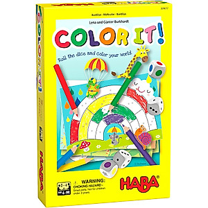 HABA Color It! - A Roll & Write Coloring Game with 2 Variants