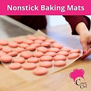 Crazy Chef Cake and Cupcake Carrier With Handle - Pie Carrier Deviled Egg Tray and Collapsible cupcake holder-Cookie Holiday Party Platter With Two Free Non Stick Baking Sheets