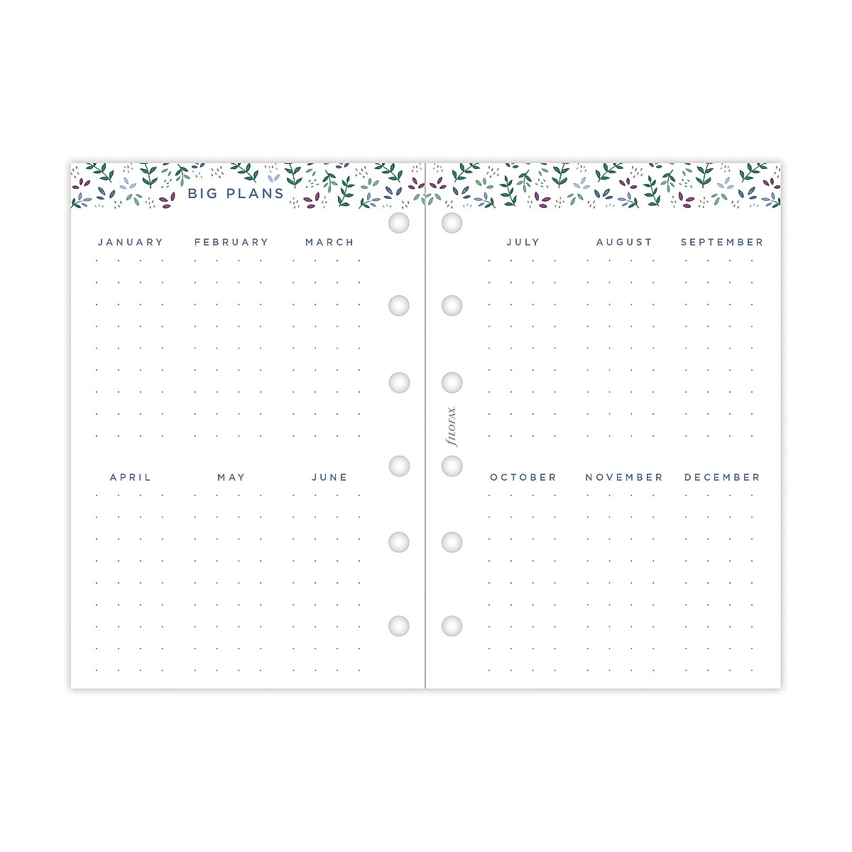Filofax Pocket Garden week to view 2024 diary