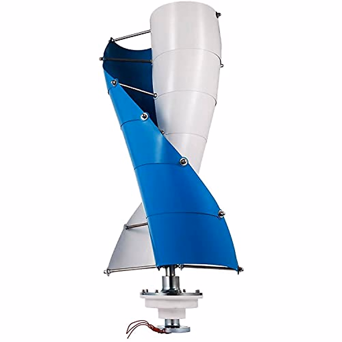 AECEVAN Vertical Spiral Wind Power Turbine Generator, 8000W Helix Magnetic Levitation Axis Wind Turbine 12V/24V/48V Wind Generator Power for Outdoor Garden Boat Hybrids Streetlight (48V)