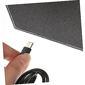 Tofficu Pen Holder Desk Pen Holder Desktop Charging Station Fast Charger Nightstand Charging Nightstand Cell Phone Holder Pen Stand Organizer Iphone8 Pu