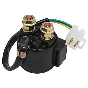 Starter Solenoid Relay for Yamaha YFM350 Big Bear 350 1987-1999 Warrior 350 1987-2004 Moto-4 350 1985-1989 Wolverine 350 1996-2005