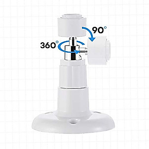 Blink Mini Camera Wall Mount Bracket, 360 Degree Adjustable Camera Mount Stand for Blink Mini Indoor Camera, Also Fit for Blink XT2 Outdoor / Indoor Home Security Camera System (2 Pack)