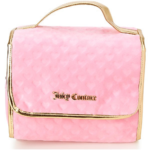 Juicy Couture Women's Toiletries Bag - Travel Makeup and Toiletries Hanging Organizer Set - Makeup Organizer Hanging Case Set, Pink