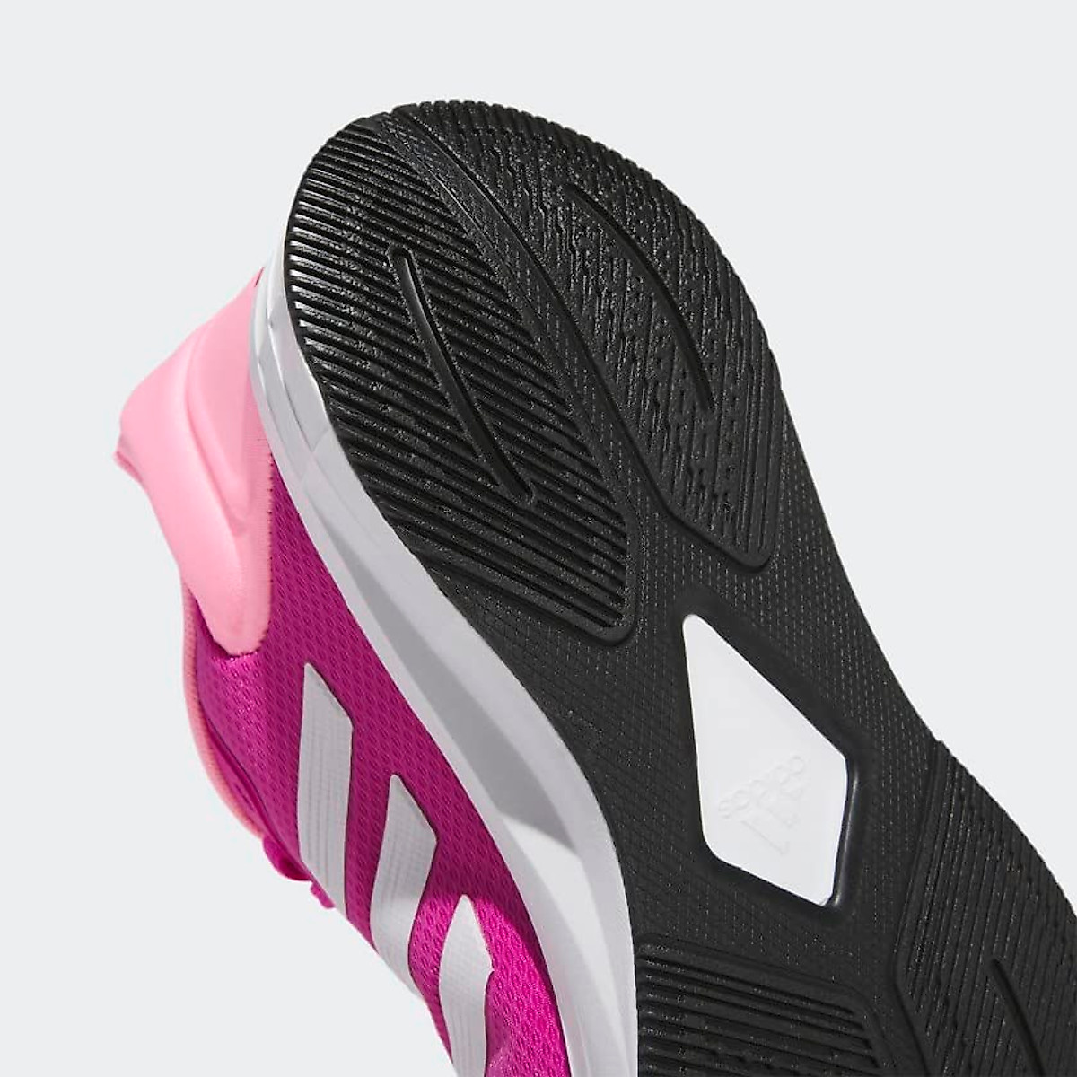 adidas Women's Duramo SL 2.0 Sneaker, Lucid Fuchsia/White/Beam Pink, 12.5