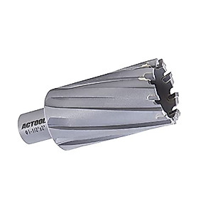 ACTOOL 1-1/2'' Diameter x 2'' Depth of Cut Carbide Tipped TCT ANNULAR Cutter with 3/4'' Weldon Shank