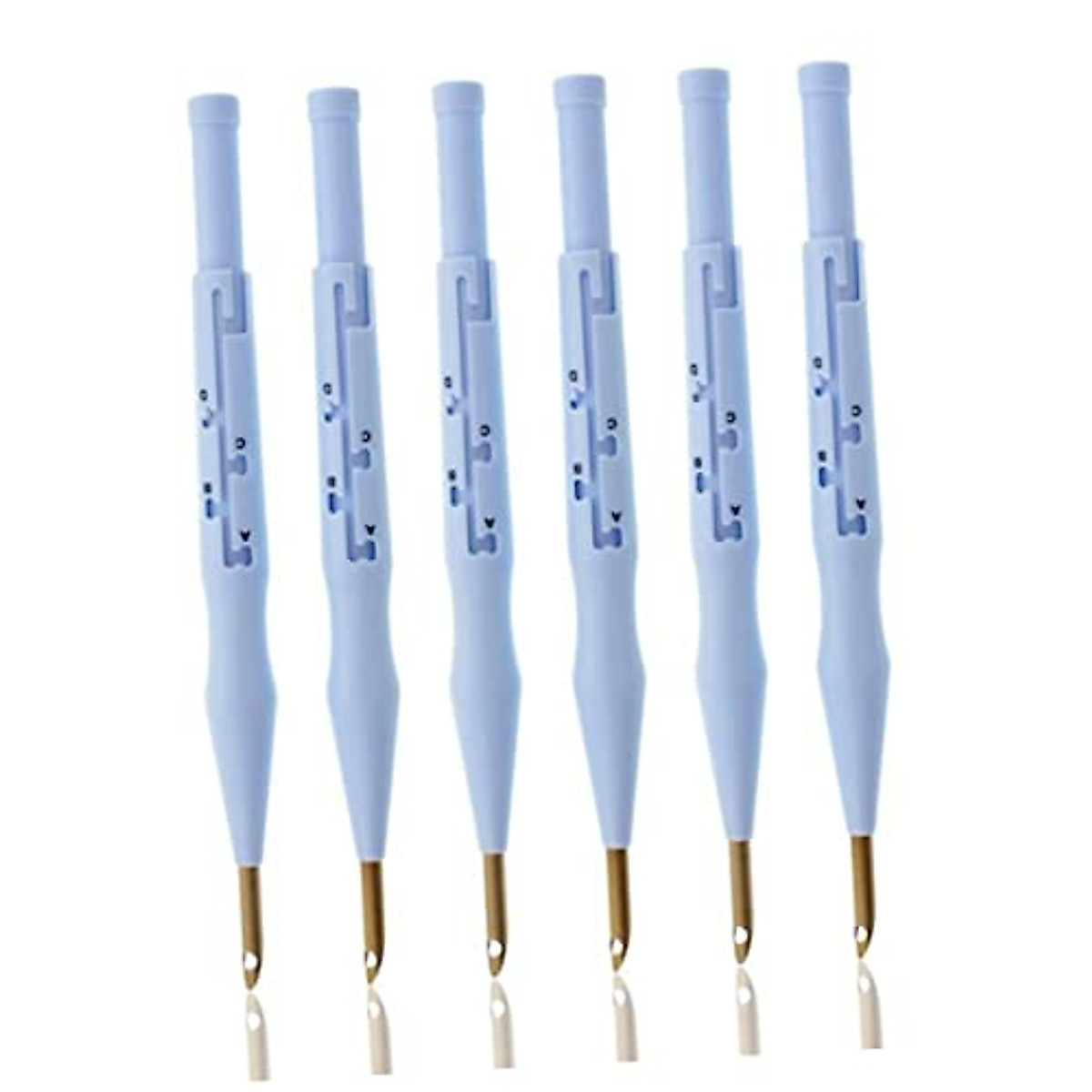 BETOOKY 2pcs Woolen Embroidery Weaving Tools Tool Embroidery Thread Punch Punch Hole Material Package Cross Stitching Punch Needle Stylus Tine Knitting Kits Embroidery Needle