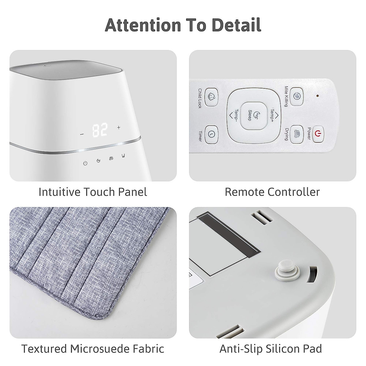 AquaPad CozyFlow Water Heated Mattress Pad, No Electric Wire, All Digital, 5 YR AquaCare, AirQuiet and Dual-Tank Technology, ETL Listed, Smart, Smooth, Hydro Heat Onsu Mat Topper Bed Warmer, Queen