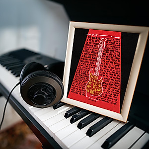 Led Zeppelin - All My Love Song Lyric Wall Art Print, This Ready to Frame Modern Music Wall Art Poster is Perfect For Home, Music Room, Studio, And Living Room Decor Aesthetic - Unframed - 8x10"