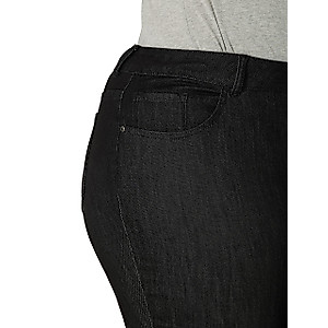 Lee womens Plus Size Legendary Capri Jeans, Black, 20 Plus