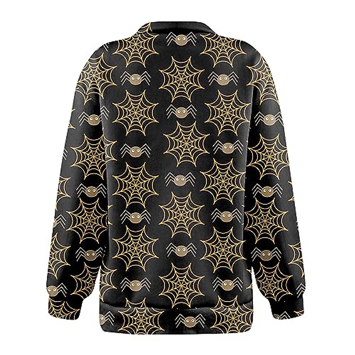 Sweaters for Women Oversized Sweatshirt for Women Long Sleeve Workout Tops for Women 1/4 Zip Sweatshirt Women Generic Oversized Long Sleeve Pullover Casual Tops Printed Sweater Y2k Shirts Loose Blouse