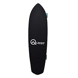 Quest Skateboards 36" Cosmic Cruiser, Blue.Black,Red,White,Green