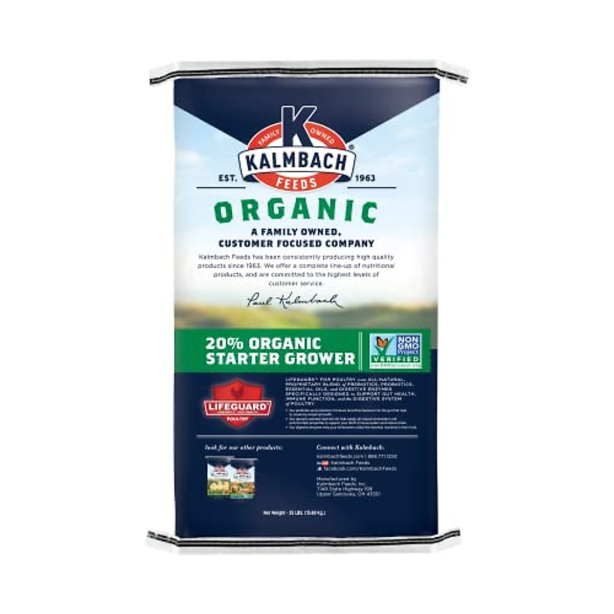 Kalmbach Feeds 20% Organic Chick and Meatbird Starter Grower Pellet