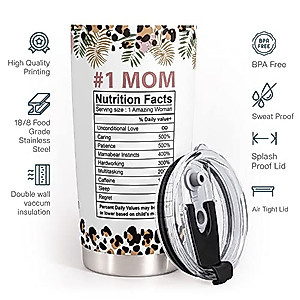 Macorner Mom & Dad Gifts Set - Stainless Steel Tumbler 20oz - Birthday Christmas Gifts for Women Mom Wife Grandma Nana & Birthday Christmas Gifts for Men Dad Grandpa From Daughter Son Gifts For Parent