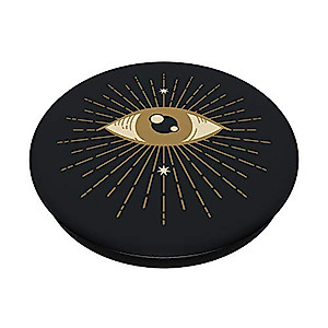 All Seeing Eye Black PopSockets Swappable PopGrip
