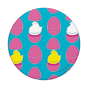 Peeps Hatching Out Of Plastic Easter Eggs Pattern PopSockets Swappable PopGrip