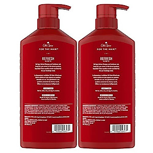 Old Spice Refresh 2in1 Shampoo and Conditioner for Men, With Hemp Oil, 44 Fl Oz