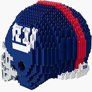 FOCO New York Giants NFL 3D BRXLZ Construction Toy Blocks Set - Helmet