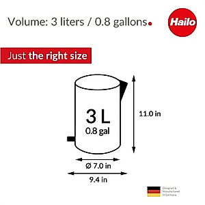 Hailo 0504-040 Pure S, Red, Rot