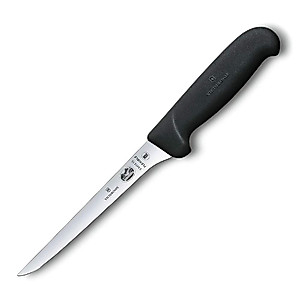 Victorinox Fibrox Pro 6-inch Boning Knife with Flexible Blade, Black