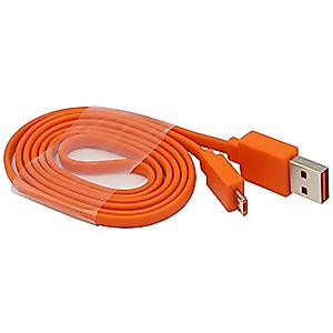 JAINTA USB Fast Power Charging Charger Cable Cord Compatible with for JBL Wireless Bluetooth Speaker Earphone Headphone - 3.3FT & Orange