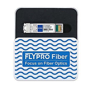 FLYPROFiber- 10GBase-SR SFP+ Transceiver, 10G MMF 850nm 300m LC Fiber Optics Multimode Module for Cisco, Ubiquiti UF-MM-10G, Meraki MA-SFP-10GB-SR, Mikrotik, Netgear, D-Link, TP-Link, Supermicro (DOM)