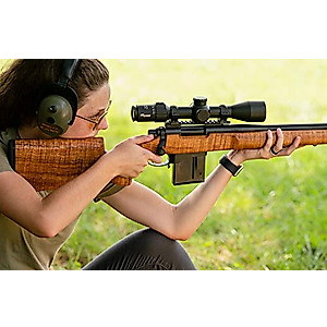 Pro Ears Gold II 26 Ear Muffs, NRR 26, Military Grade Electronic Hearing Protection with DLSC Compression, Gel Ear Seals & Auto Shut Off, Amplifies Sound 8x, Made in USA, Green