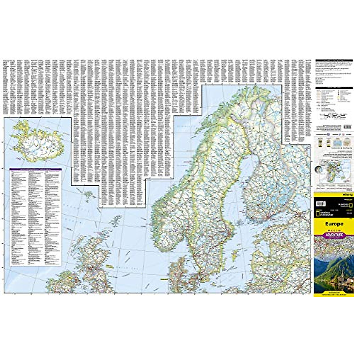 Europe Map (National Geographic Adventure Map, 3328)