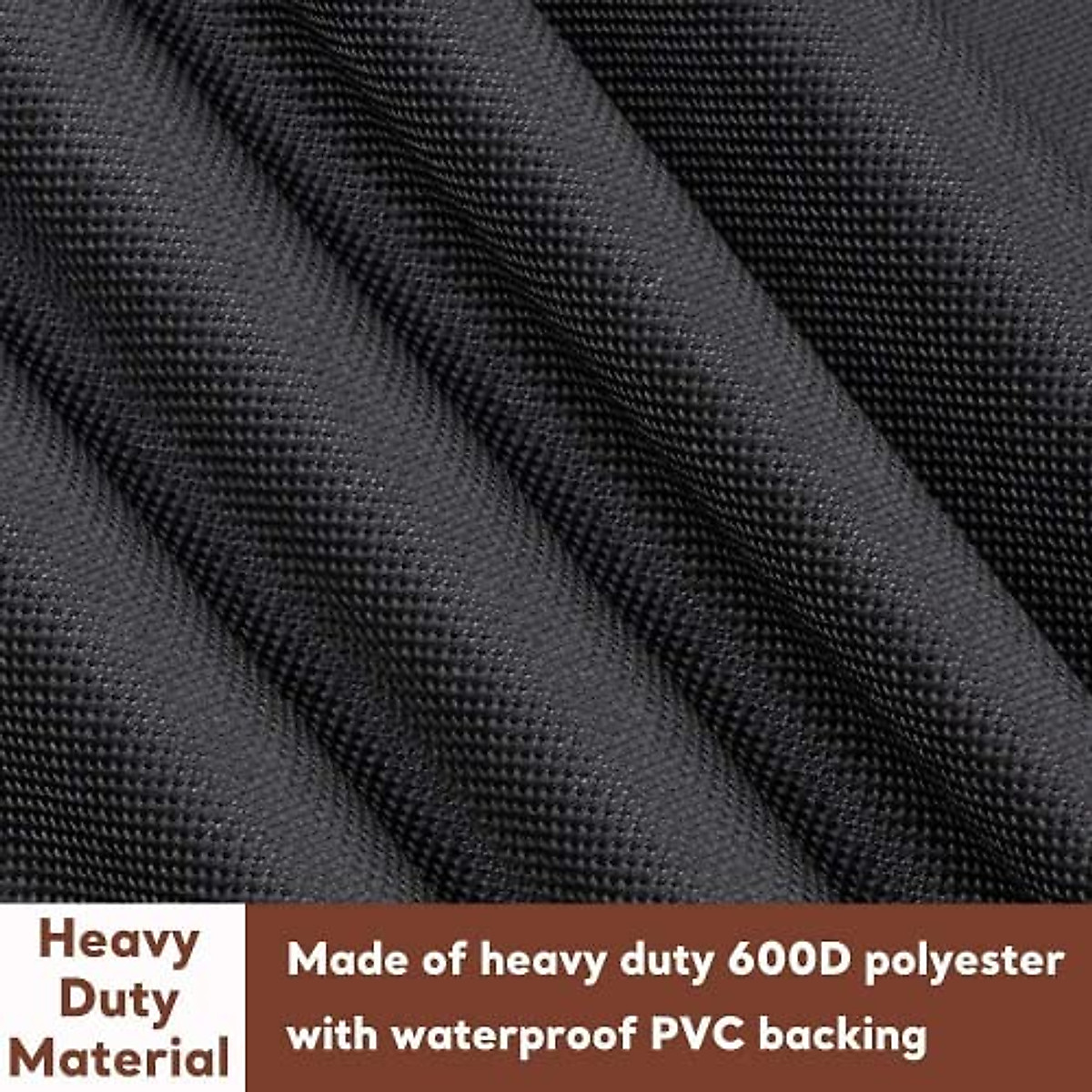 QuliMetal 7113 Grill Cover for Weber Q100 Q120 Q1000 Q1200 Q200 Q220 Q2000 Q2200 Q2400 Series Gas Grills, Heavy Duty BBQ Gas Grill Cover, 600D