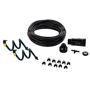 Orbit 56311 Hanging Basket Drip Irrigation Drip Watering Kit with Flex Misters,Black