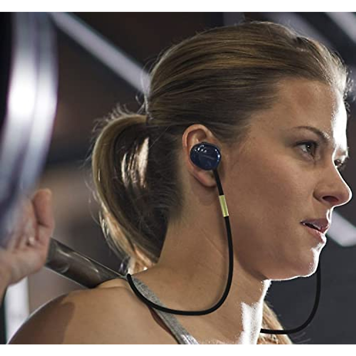 cobcobb Looper Wireless Earbuds Anti-Lost Strap Magnetic Cord for Stemless Wireless Headphone TOZO Bose JBL Beats Skullcandy Samsung(Black 2Pack)