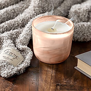 Comfort White Lavender Scented Vanilla Candle 7 Ounce Glass Soy Giving Collection