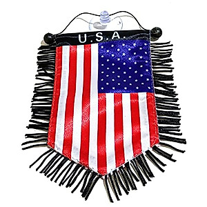 PRK 14 USA American Flags Quality Mini Banners United States of America Gifts Accessories car Home (1)
