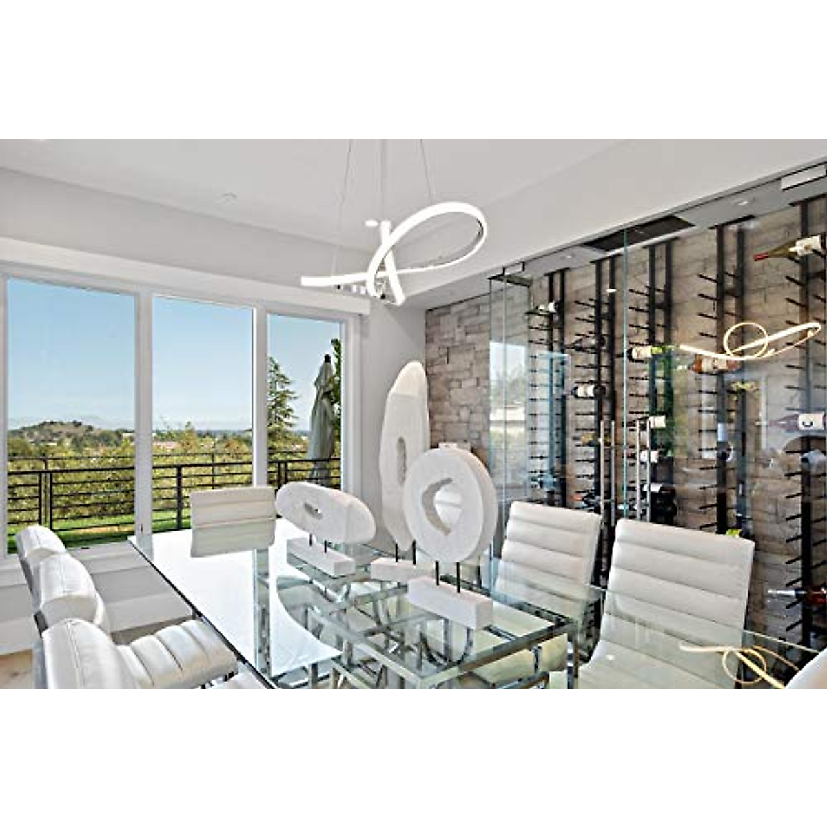 Ultra Wine Racks Floor-to-Ceiling Mount Display (1 Side, Double Deep, Black)