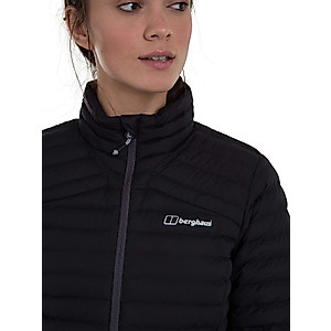 Berghaus Women's Standard Puffer Insulated Jacket Water Repellent Nula, Non-Hooded Jet Black