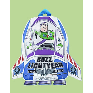 Disney Toy Story Backpack Kids Buzz Lightyear 3D Rocket Rucksack Bag