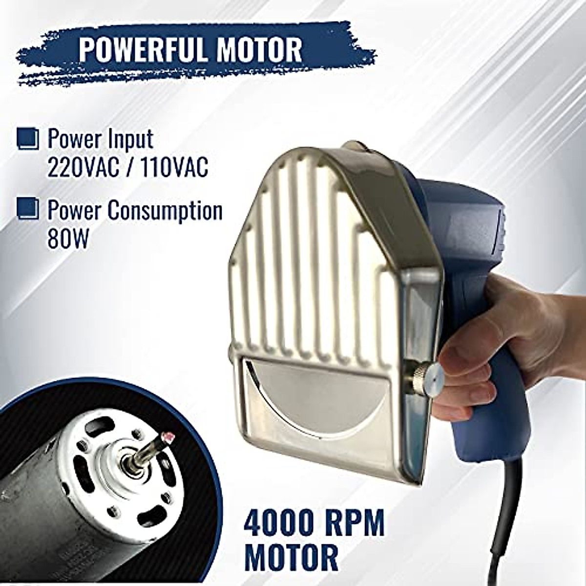 TK Tartle Kitchen Electric Kebab Meat Slicer Electric Kebab Knife Electric Meat Slicer Shaver With 2 Blades For Cutting Shawarma Doner Kebab