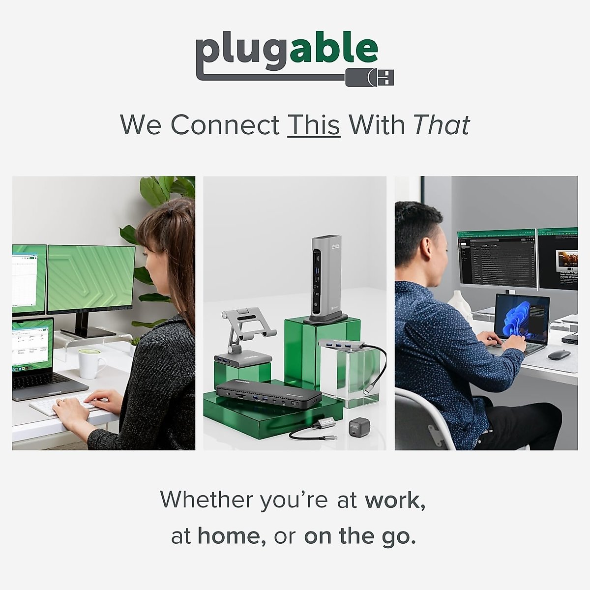 Plugable 7-Port USB 3.0 Hub with 36W Power Adapter - Driverless - Effortlessly Connect Devices and Transfer Data at High Speeds