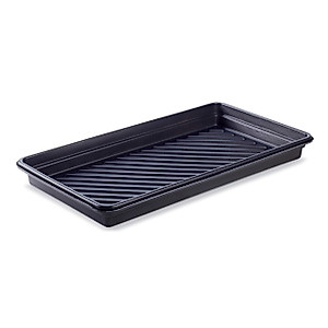 PIG Containment Tray New Pig Utility Tray 23-Gallon Sump Capacity 52" x 28" x 5" Plastic Tray PAK919, Black