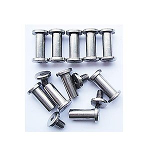 Pocket Knife Corby Bolts Pivot Pins,Folding Knives Screw Fasteners,EDC Knifemakers Rivets,DIY Knife Handle Studs,Pack of 10