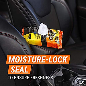 Car Protectant Wipes by Armor All, Interior Car Wipes with UV Protection Against Cracking and Fading, 60 Count