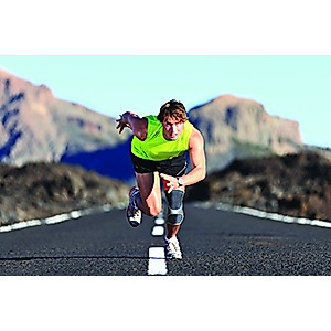 MUELLER Sports Medicine Hg80 Knee Support Sleeve, for Men and Women, Black, Large