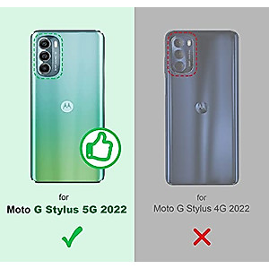 Silverback for Moto G Stylus 5G 2022 Case, Moving Liquid Holographic Sparkle Glitter Case with Kickstand, Girls Women Bling Diamond Ring Slim Protective Case for Motorola G Stylus 5G (2022), Purple