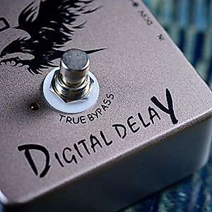 JOYO Digital Delay Effect Pedal for Electric Guitar & Bass Delay Time Range 25ms-600ms Sounds "Analog" Delay - True Bypass (JF-08)