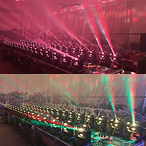 JUNMAN 12x12W RGBW 4 in 1 Football Led Beam Moving Head DJ Disco Stage Wash Light DMX512 13/15 Channels Effect Lighting